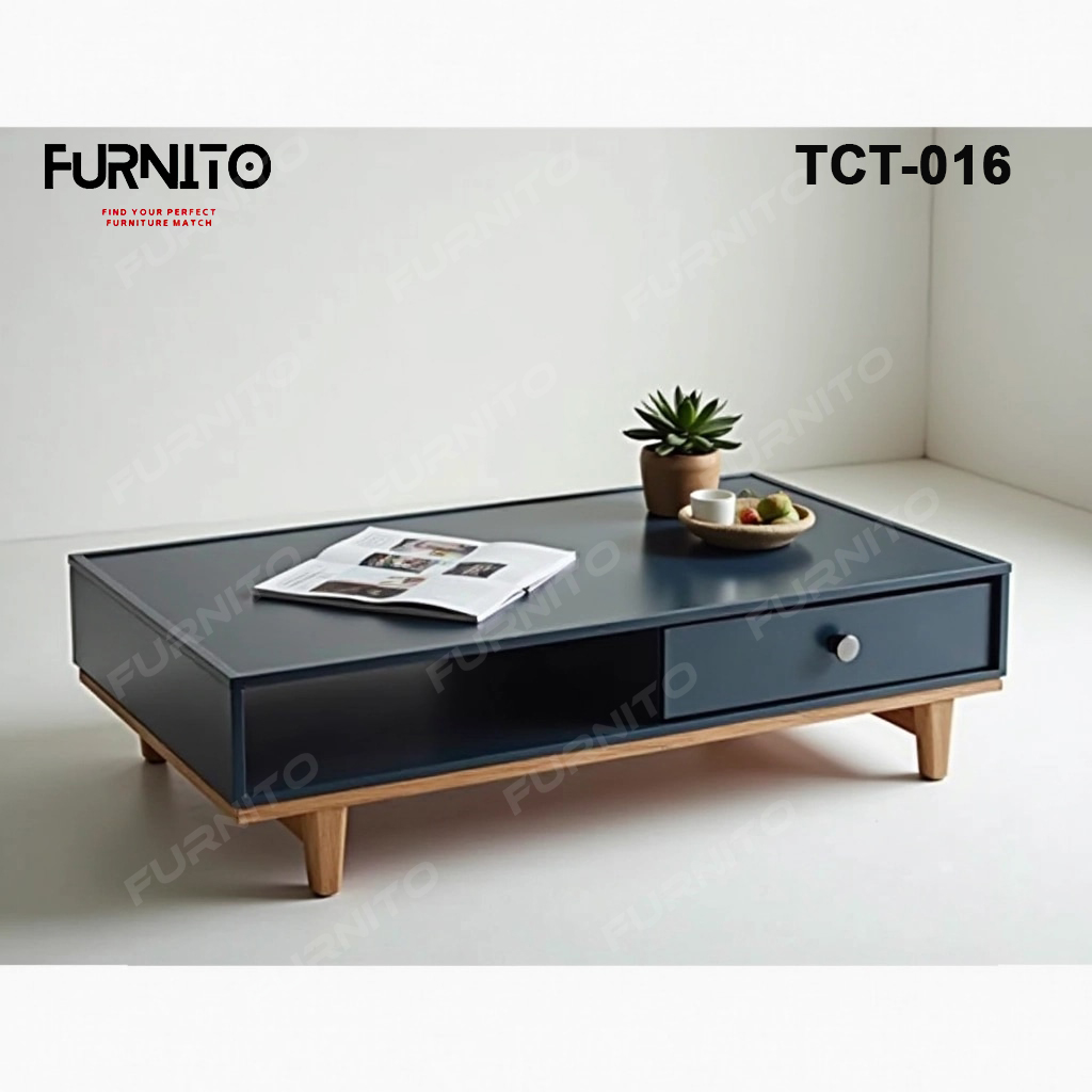 "The Vista Rectangular Storage Coffee Table" | RO Mart