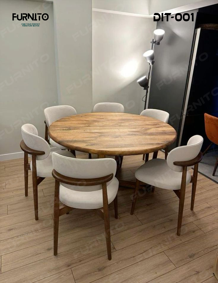 6-Seater Round Dining Table | RO Mart